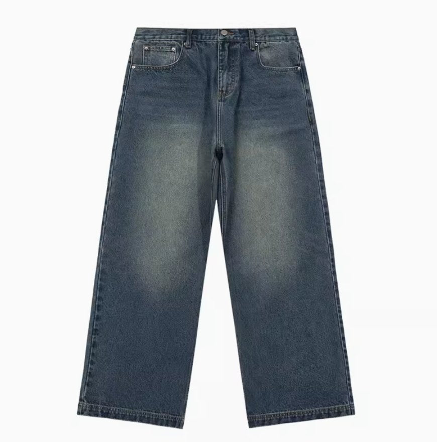 1991's style heavy wash denim pants | Vintage street wear